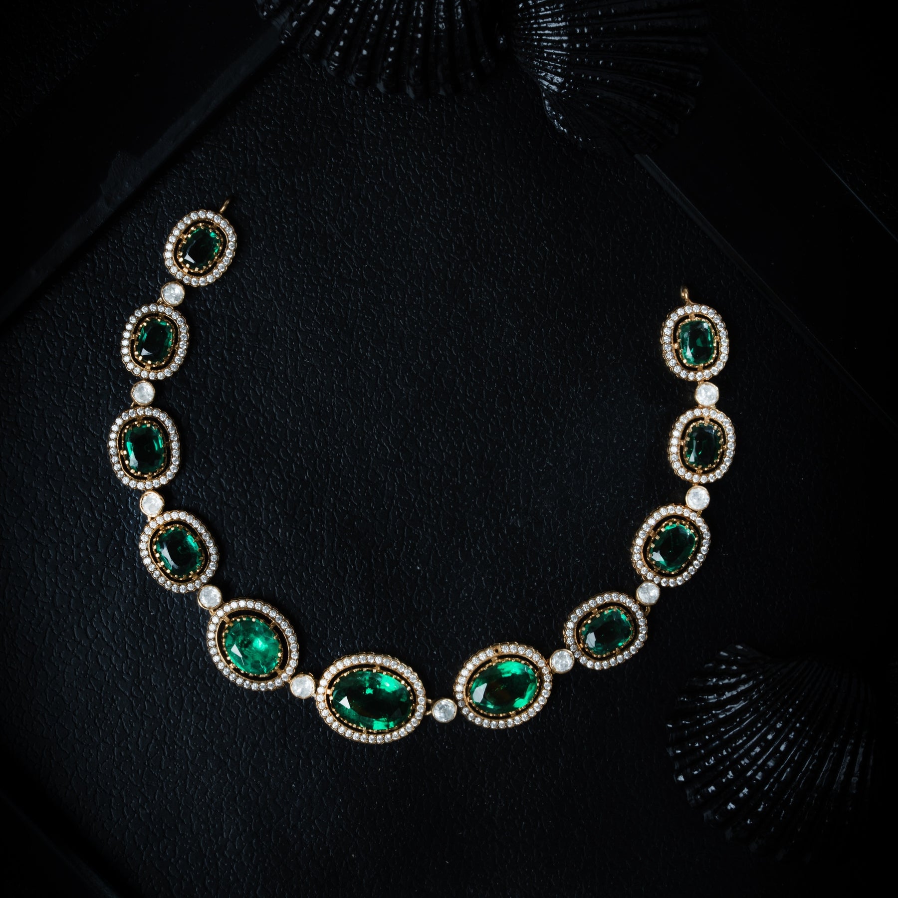 Green Opus Victorian Necklace Set